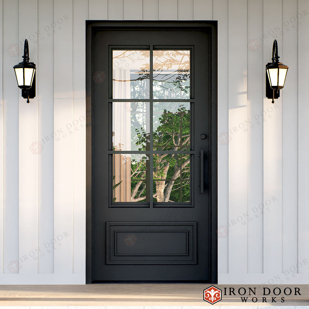 Craftsman 48" x 96" LH Inswing w/ Thermal Break – Iron Door Works LLC
