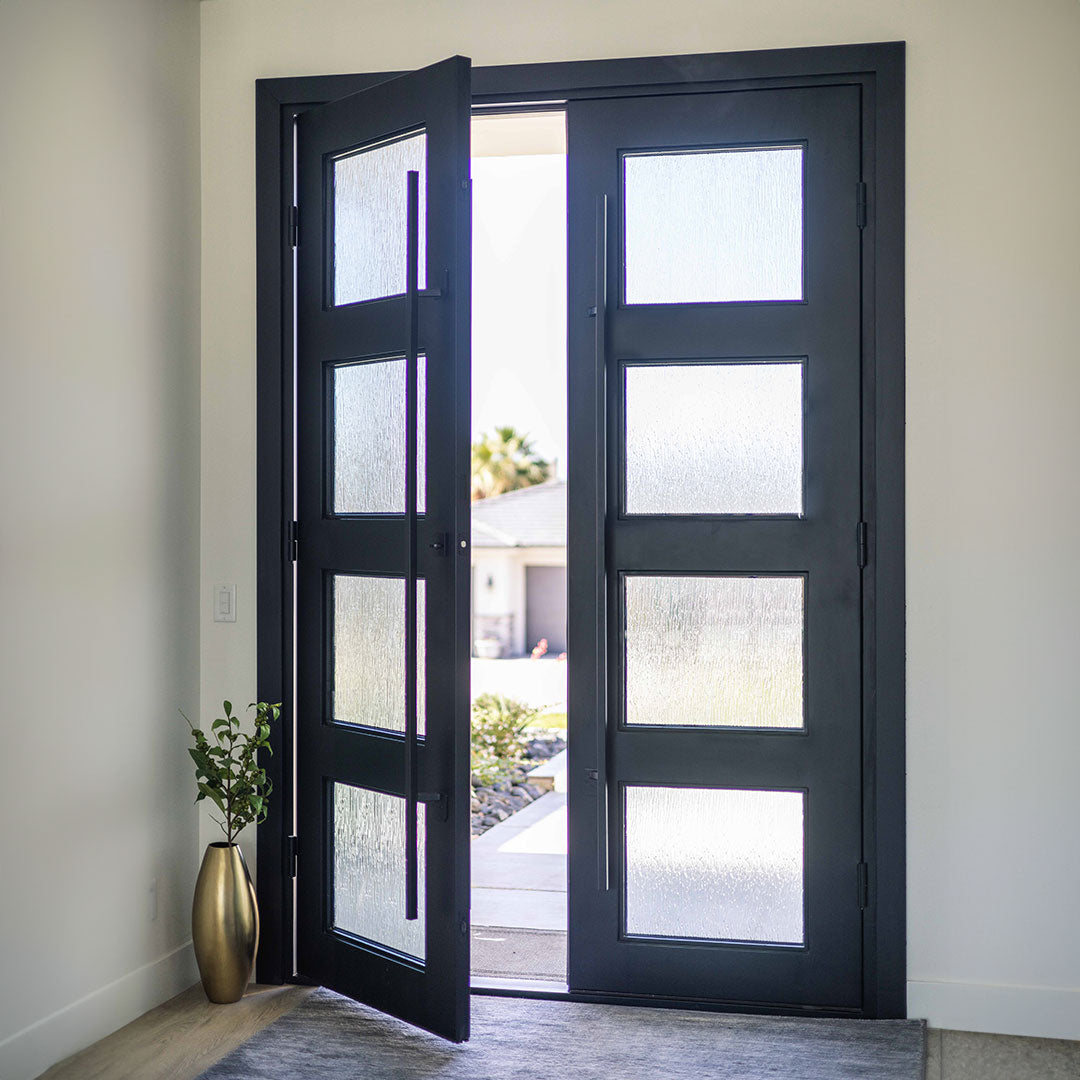 Contempo Series Double Door LH 72" x 96" – Iron Door Works LLC