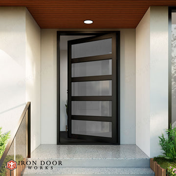 Pivot 60 x 108 RH Entryway Iron Door