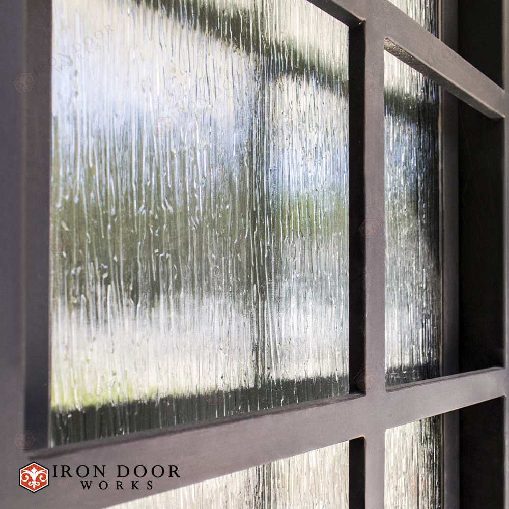 Rain Glass Sample – Iron Door Works LLC