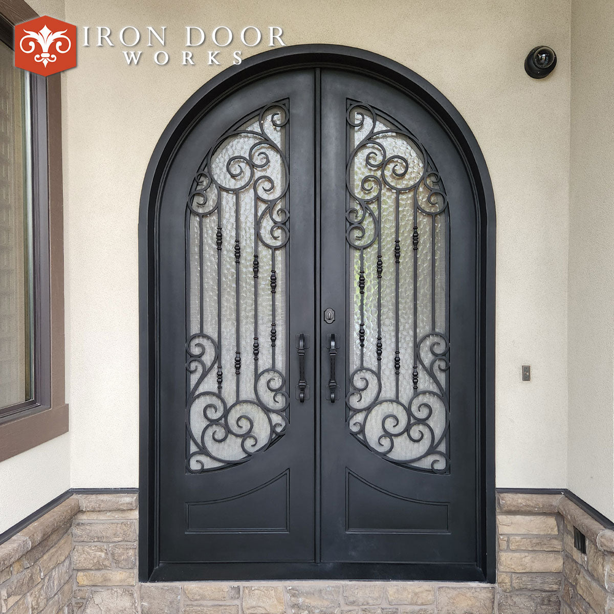 Vineto Entryway Iron Door Special Order – Iron Door Works LLC